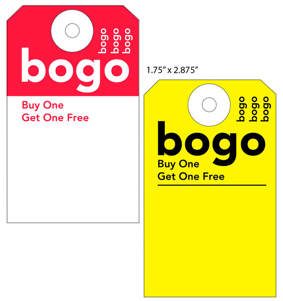 Custom BOGO Hang Tags | St. Louis Tag