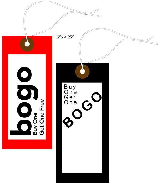Custom BOGO Hang Tags | St. Louis Tag