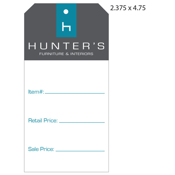 Custom Furniture Price Tags | St. Louis Tag Custom Furniture Price Tags | St. Louis Tag