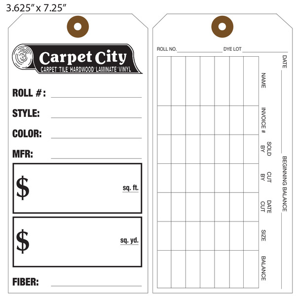 Custom Furniture Price Tags | St. Louis Tag Custom Furniture Price Tags | St. Louis Tag