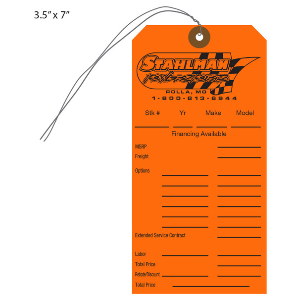 Custom Sale Hang Tags | St. Louis Tag