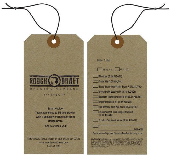 Custom Growler & Bottle Hang Tags | St. Louis Tag
