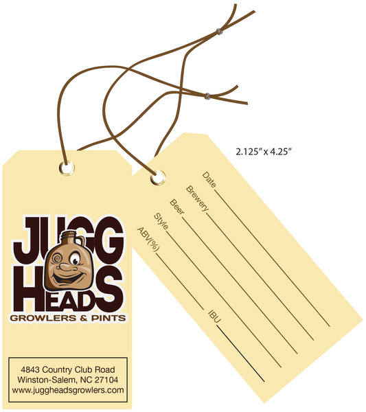 Custom Growler & Bottle Hang Tags | St. Louis Tag