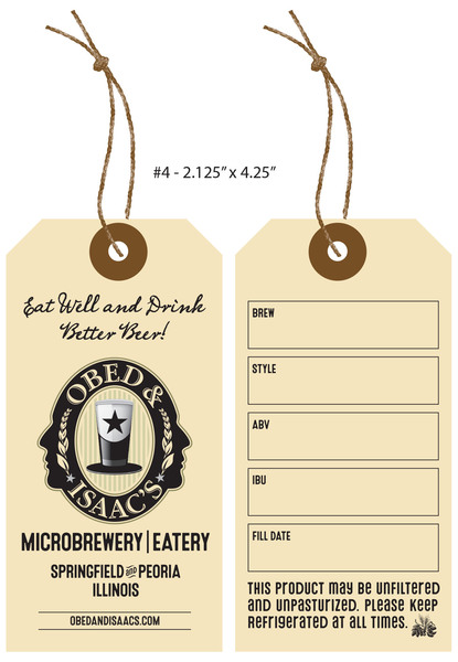 Custom Growler & Bottle Hang Tags | St. Louis Tag
