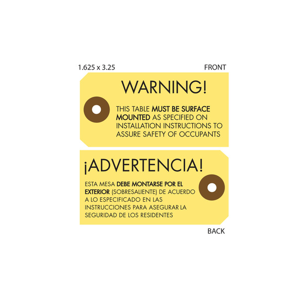 Custom Warning Hang Tags | St. Louis Tag