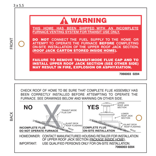 Custom Warning Hang Tags | St. Louis Tag