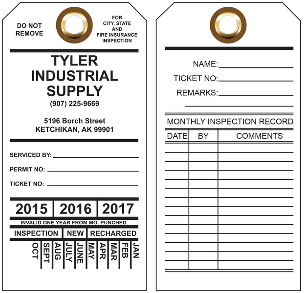 Custom Printed Tyvek Tags | St. Louis Tag